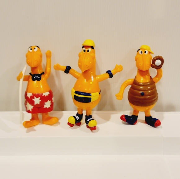 Toys | 1991 Kraft Cheesasaurus Rex Bendable Poseable Dinosaur Figure ...